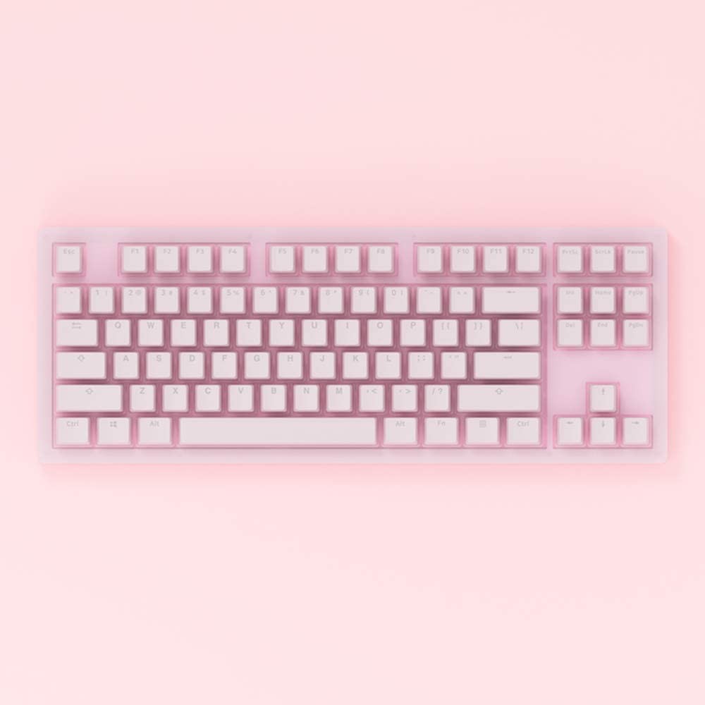 AKKO Keyboard RGB - 3087 Sakura Jelly Gateron Yellow Switch