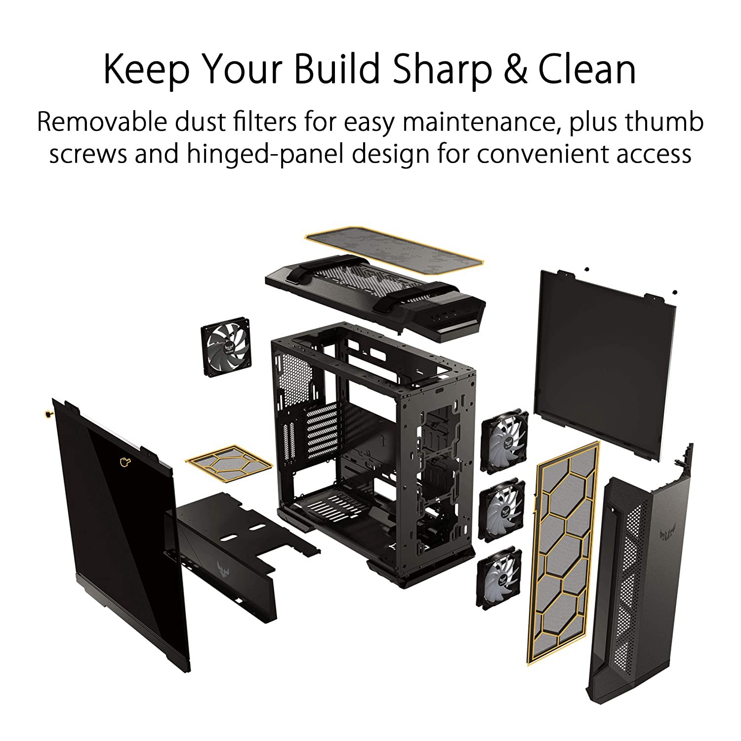 ASUS TUF GAMING GT501 ARGB ATX CASE WITH T.G (2Y) 1928761049