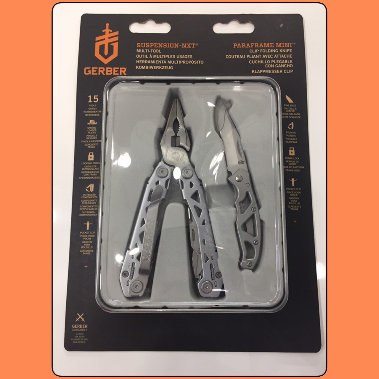 Garber Suspension NXT Multi Tool (15 tools) + Paraframe