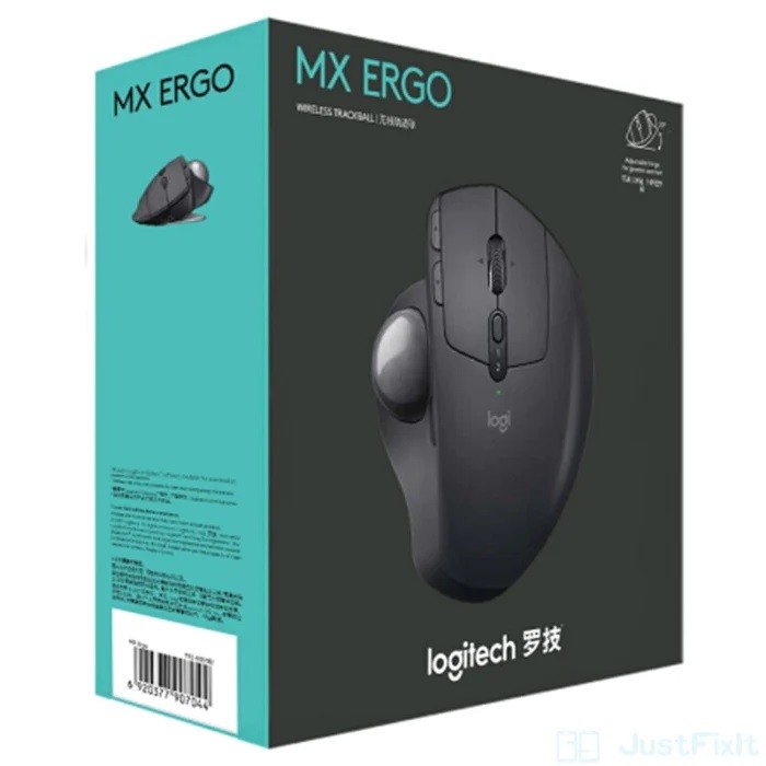 LOGITECH MX ERGO ADVANCED WIRELESS TRACKBALL MOUSE