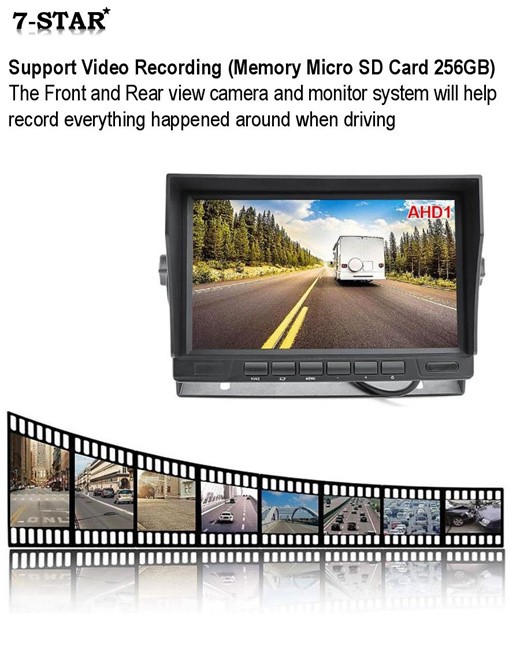 7 STAR 2 CHANNEL VEHICLE CAR DVR LED702R