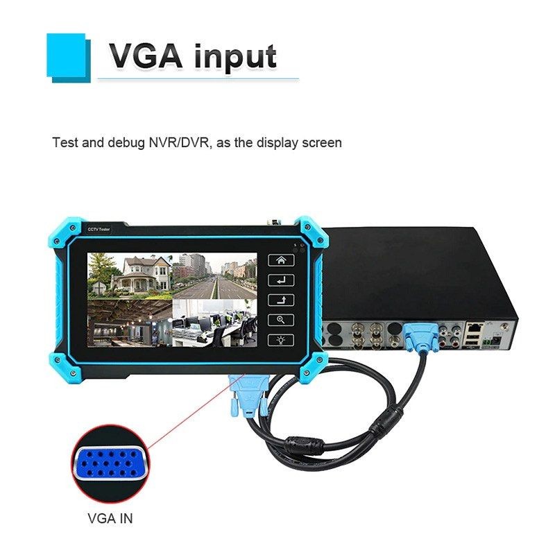 CCTV TESTER ALL IN ONE PORTABLE 5.4" 4K TOUCHSCREEN