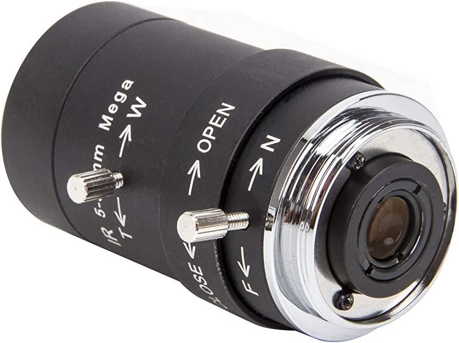 CCTV Lens 1/2.5 Inch 6-22Mm 5MP M12 Mount Varifocal Lens F1.6 For 4MP ...