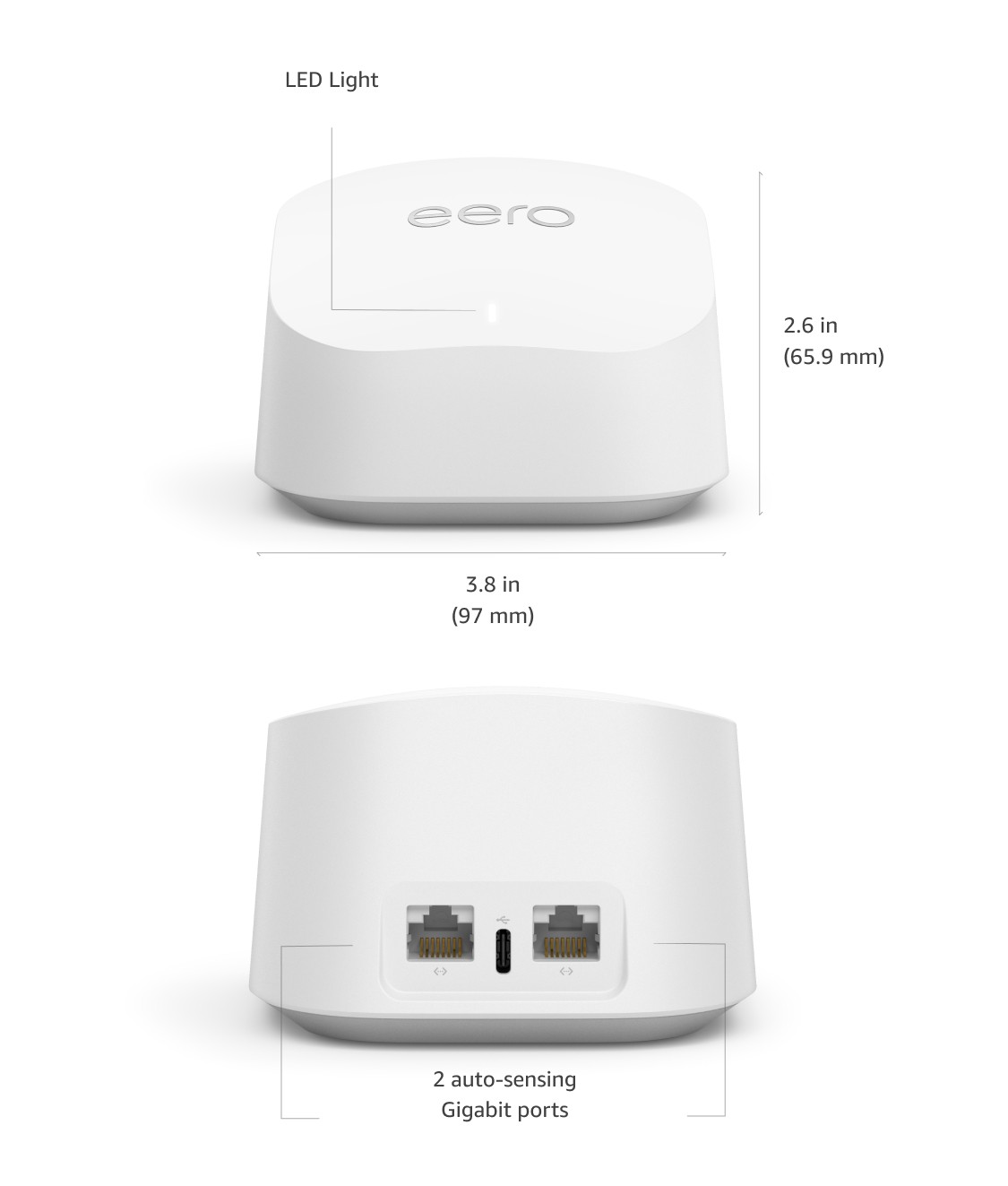 EERO 7 DUAL-BAND MESH WI-FI 7 2.5G ROUTER - 2 PACK