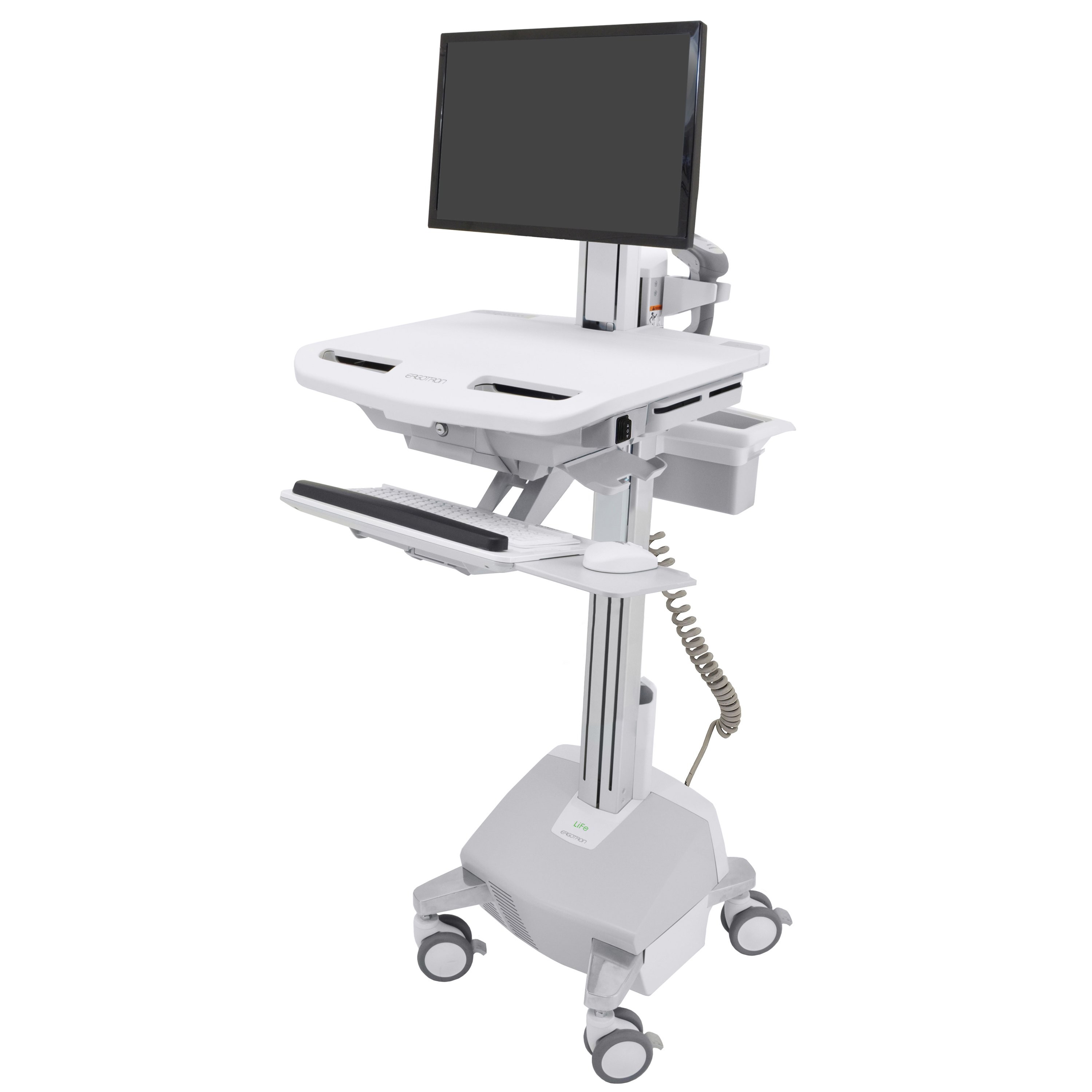 Ergotron SV42-6302-5 StyleView? Cart with LCD Pivot, LiFe Po