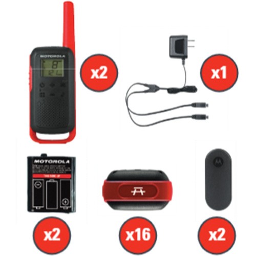 MOTOROLA T210 WALKIE TALKIE UP TO 32KM