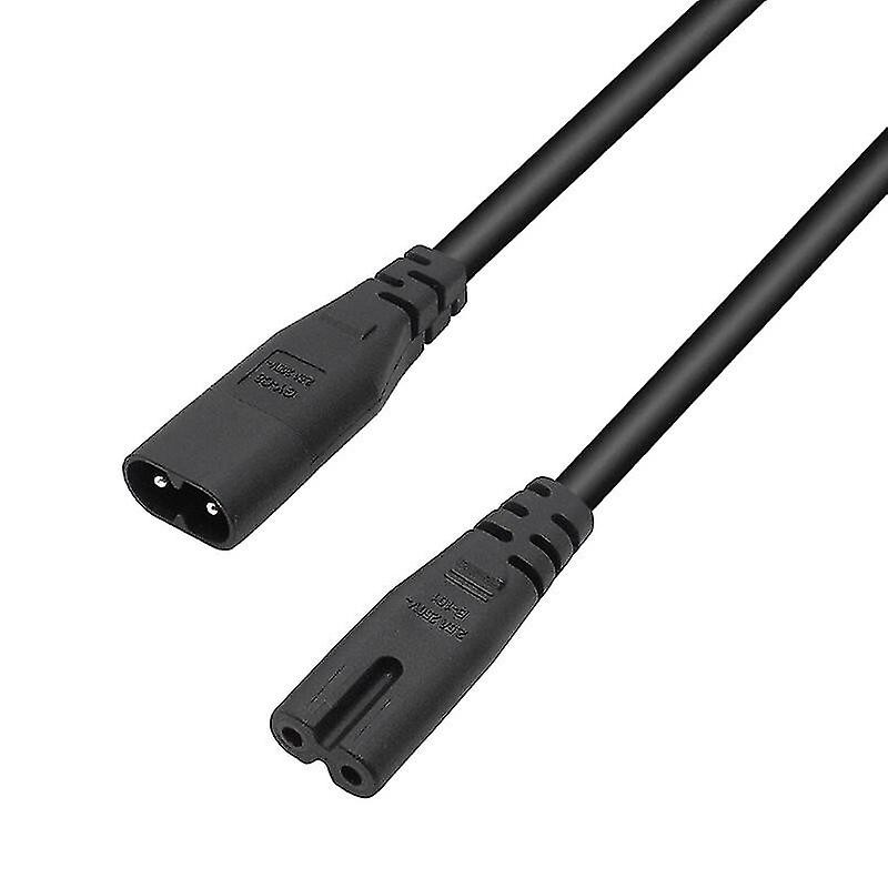 C8 To C7 Figure 8 Male Female Extension Cable 1 5m