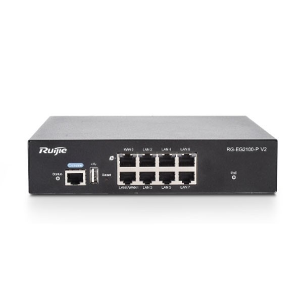 Ruijie RG-EG2100-P v2 All-in-one Smart Access Gateway, 8 GE
